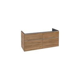 Villeroy & Boch V&B Waschtischunterschrank Subway 3.0 127,2x56,6x47,8cm, o LE/Gr AL gl, Kan Oa ; Villeroy & Boch (C56800RH)