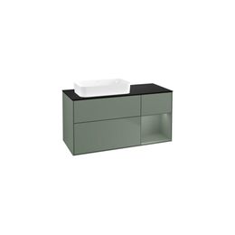 Villeroy & Boch V&B Waschtischunterschrank Wandbeleuchtung Finion 120x60 cm, Reg re Oli. m Lac, Oli. m Lac ; Villeroy & Boch (G692GMGM)