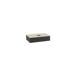 Villeroy & Boch V&B Waschtischunterschrank mit Frontstruktur Antao 80x19x50cm, HL, WBP botti., bla m Lac ; Villeroy & Boch (K08153PD)