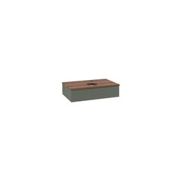 Villeroy & Boch V&B Waschtischunterschrank mit Frontstruktur Antao 80x19x50cm, HL, WBP w wa, lea gre. m Lac ; Villeroy & Boch (K08152HL)