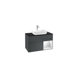 Villeroy & Boch V&B Waschtischunterschrank Wandbeleuchtung Finion 100, Pl b m, Reg wh. m Lac, md bl. m Lac ; Villeroy & Boch (G782MTHG)