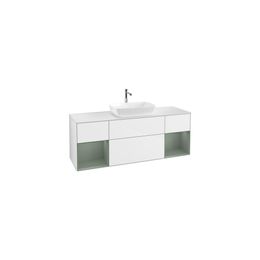 Villeroy & Boch V&B Waschtischunterschrank Finion 160cm, Pl w m, Rg Ol m Lac, glo wh. Lac ; Villeroy & Boch (F861GMGF)