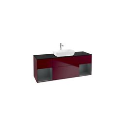 Villeroy & Boch V&B Waschtischunterschrank Wandbeleuchtung Finion 160cm, Pl bla m, Reg md m Lac, Peo m ; Villeroy & Boch (G862HGHB)