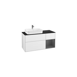 Villeroy & Boch V&B Waschtischunterschrank Finion 120cm, Pl b m, Rg r A m, glo wh. Lac ; Villeroy & Boch (F402GKGF)