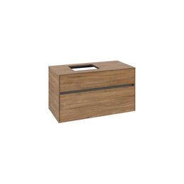 Villeroy & Boch V&B Waschtischunterschrank Collaro 100x54,8x50cm, WT links, kansas oak ; Villeroy & Boch (C12600RH)