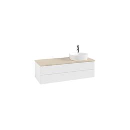Villeroy & Boch V&B Waschtischunterschrank ohne Frontstruktur Antao 120x36x50cm, HL, WBP botti., wh. m Lac ; Villeroy & Boch (K23053MT)