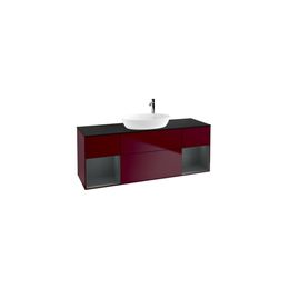 Villeroy & Boch V&B Waschtischunterschrank Finion 160cm, Pl bla m, Reg md m Lac, Peo m ; Villeroy & Boch (F982HGHB)
