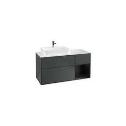 Villeroy & Boch V&B Waschtischunterschrank Wandbeleuchtung Finion 120cm, Pl w m, Rg r b m La, md bl. m Lac ; Villeroy & Boch (G401PDHG)