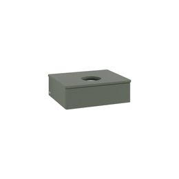 Villeroy & Boch V&B Waschtischunterschrank mit Frontstruktur -Beleuchtung Antao 60x19x50cm, WBP Lac, lea gre. m Lac ; Villeroy & Boch (L07110HL)