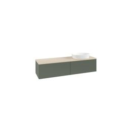 Villeroy & Boch V&B Waschtischunterschrank ohne Frontstruktur Antao 160x50cm, WBP botti., lea gre. m Lac ; Villeroy & Boch (K38013HL)