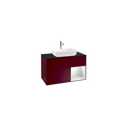 Villeroy & Boch V&B Waschtischunterschrank Wandbeleuchtung Finion 100, Pl bla m, Reg wh. m Lac, Peo m ; Villeroy & Boch (G782MTHB)