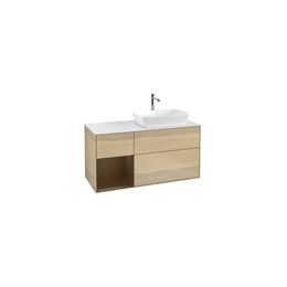 Villeroy & Boch V&B Waschtischunterschrank Wandbeleuchtung Finion 120cm, Pl wh. m, Reg wal ven, Oa ven ; Villeroy & Boch (G801GNPC)