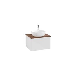 Villeroy & Boch V&B Waschtischunterschrank ohne Frontstruktur Antao 60x36x50cm, HL, WBP w. wal, glo wh. Lac ; Villeroy & Boch (K29052GF)