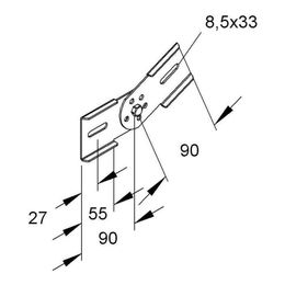 NIEDAX Gelenkverbinder KGV 60 F)