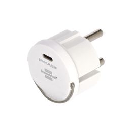 Fa.Brennenstuhl Brennenstuhl Steckdosenadapter USB C, Steckdosennest, 2,4A, kompatibel mit IP44 Steckdosen und Kabeltrommeln (1508110010)