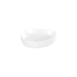 Villeroy & Boch V&B Aufsatzwaschtisch ANTAO 51x40cm, asym., o. &Uuml;L, st. white C-plus ; Villeroy & Boch (4A7351RW)
