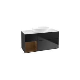 Villeroy & Boch V&B Waschtischunterschrank Finion 120cm, Pl wh. m, Reg wal ven, bla m Lac ; Villeroy & Boch (FA61GNPD)