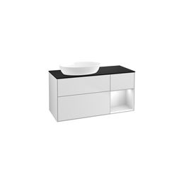 Villeroy & Boch V&B Waschtischunterschrank Finion 120cm, Pl b m, Reg wh. m Lac, wh. m Lac ; Villeroy & Boch (FA52MTMT)