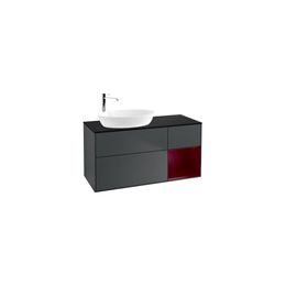 Villeroy & Boch V&B Waschtischunterschrank Wandbeleuchtung Finion 120cm, Pl b m, Rg Peo m La, md bl. m Lac ; Villeroy & Boch (G932HBHG)