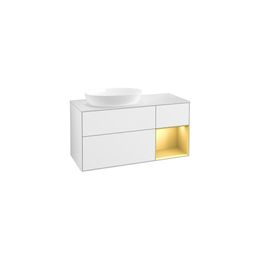 Villeroy & Boch V&B Waschtischunterschrank Wandbeleuchtung Finion 120cm, Pl w m, Rg gol m Lac, glo wh. Lac ; Villeroy & Boch (GA51HFGF)