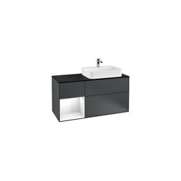 Villeroy & Boch V&B Waschtischunterschrank Wandbeleuchtung Finion 120cm, Pl b m, Rg l g w La, md bl. m Lac ; Villeroy & Boch (G392GFHG)