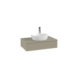 Villeroy & Boch V&B Waschtischunterschrank ohne Frontstruktur Antao 80x19x50cm, HL, WBP Lac, glo wh. Lac ; Villeroy & Boch (K08050GF)