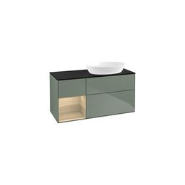 Villeroy & Boch V&B Waschtischunterschrank Wandbeleuchtung Finion 120cm, Pl bla m, Reg Oa ven, Oli. m Lac ; Villeroy & Boch (GA42PCGM)