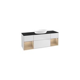 Villeroy & Boch V&B Waschtischunterschrank Finion 160cm, Pl bla m, Reg Oa ven, wh. m Lac ; Villeroy & Boch (FD02PCMT)