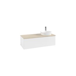 Villeroy & Boch V&B Waschtischunterschrank mit Frontstruktur, mit Beleuchtung Antao 120x36x50cm, HL, WBP botti., wh. m Lac ; Villeroy & Boch (L34153MT)