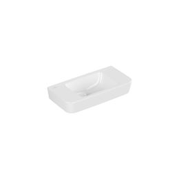 Villeroy & Boch V&B Handwaschbecken O.NOVO Compact 50x25cm, o. &Uuml;L, o. HL, we AntiBac C-plus ; Villeroy & Boch (434253T2)