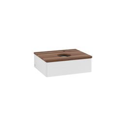 Villeroy & Boch V&B Waschtischunterschrank mit Frontstruktur -Beleuchtung Antao 60x19x50cm, HL, WBP w. wal, glo wh. Lac ; Villeroy & Boch (L07152GF)