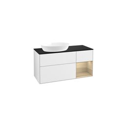 Villeroy & Boch V&B Waschtischunterschrank Finion 120cm, Pl bla m, Reg Oa ven, glo wh. Lac ; Villeroy & Boch (FA52PCGF)