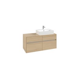Villeroy & Boch V&B Waschtischunterschrank Collaro 120x54,8x50cm, WT rechts, nordic oak ; Villeroy & Boch (C13000VJ)