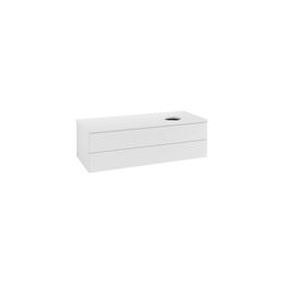 Villeroy & Boch V&B Waschtischunterschrank mit Frontstruktur, mit Beleuchtung Antao 120x36x50cm, WBP-farbe Lac, glo wh. Lac ; Villeroy & Boch (L23110GF)