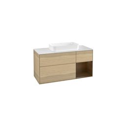 Villeroy & Boch V&B Waschtischunterschrank Wandbeleuchtung Finion 120cm, Pl wh. m, Reg re wal ven, Oa ven ; Villeroy & Boch (G301GNPC)