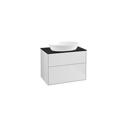 Villeroy & Boch V&B Waschtischunterschrank Finion 80x60,3cm, Abd.-Pl. bla m, wh. m lacquer ; Villeroy & Boch (F99200MT)