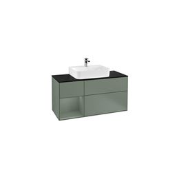 Villeroy & Boch V&B Waschtischunterschrank Wandbeleuchtung Finion 120cm, Pl b m, Rg l Ol m Lac, Oli. m Lac ; Villeroy & Boch (G162GMGM)