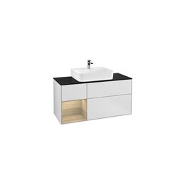 Villeroy & Boch V&B Waschtischunterschrank Wandbeleuchtung Finion 120cm, Pl b m, Reg li Oa ven, wh. m Lac ; Villeroy & Boch (G162PCMT)