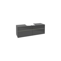 Villeroy & Boch V&B Waschtischunterschrank Collaro 160x54,8x50cm, WT mi, LED 12W, glo Gr ; Villeroy & Boch (C025B0FP)
