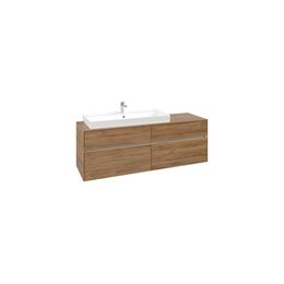 Villeroy & Boch V&B Waschtischunterschrank Collaro 160x54,8x50cm, WT l, m LED, Kan Oa ; Villeroy & Boch (C029B0RH)