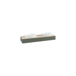 Villeroy & Boch V&B Waschtischunterschrank mit Frontstruktur, mit Beleuchtung Antao 160x50cm, WBP botti., lea gre. m Lac ; Villeroy & Boch (L17113HL)