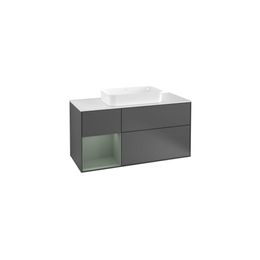 Villeroy & Boch V&B Waschtischunterschrank Finion 120cm, Pl w m, Rg l Ol m Lac, Anthrac. m ; Villeroy & Boch (F291GMGK)