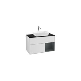 Villeroy & Boch V&B Waschtischunterschrank Wandbeleuchtung Finion 100, Pl bla m, Reg md m Lac, wh. m Lac ; Villeroy & Boch (G782HGMT)