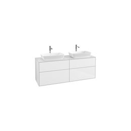 Villeroy & Boch V&B Waschtischunterschrank Finion 160x60cm, Abd.-Pl. wh. m, glo wh. Lac ; Villeroy & Boch (F84100GF)
