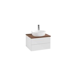 Villeroy & Boch V&B Waschtischunterschrank ohne Frontstruktur Antao 60x36x50cm, HL, WBP w. wal, glo wh. Lac ; Villeroy & Boch (K18052GF)