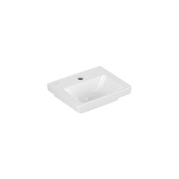 Villeroy & Boch V&B Handwaschbecken Subway 3.0 37x30,5cm, eck., m HL/o &Uuml;berlauf, wei&szlig; ; Villeroy & Boch (43703801)