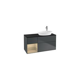 Villeroy & Boch V&B Waschtischunterschrank Finion 120cm, Pl b m, Reg Oa ven, md bl. m Lac ; Villeroy & Boch (F922PCHG)