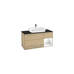 Villeroy & Boch V&B Waschtischunterschrank Wandbeleuchtung Finion 120cm, Pl b m, Rg re glo wh. Lac, Oa ven ; Villeroy & Boch (G172GFPC)