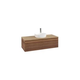 Villeroy & Boch V&B Waschtischunterschrank mit Frontstruktur Antao 120x36x50cm, HL, WBP hon. Oa, w. wal ; Villeroy & Boch (K32151HM)