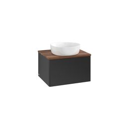 Villeroy & Boch V&B Waschtischunterschrank ohne Frontstruktur -Beleuchtung Antao 60x36x50cm, WBP-farbe w. wal, bla m Lac ; Villeroy & Boch (L29012PD)
